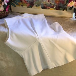 Sharagano | Jackets & Coats | Sharagano White Topvest | Poshmark